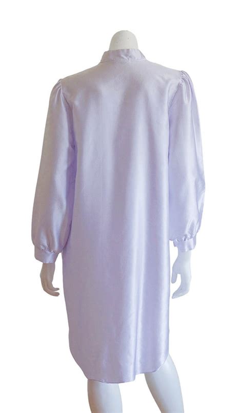 Vintage Light Purple Satin Nightgown Gem