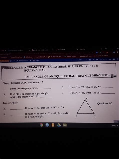 Equiangular Equilateral Triangle Equiangular Equilateral Triangle