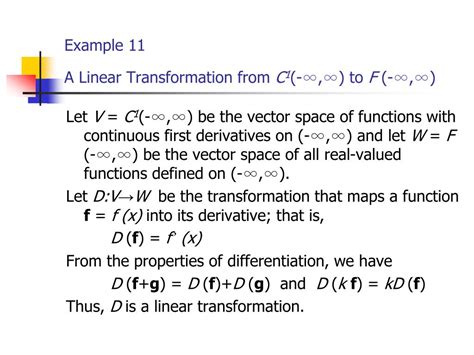 Ppt 81 General Linear Transformation Powerpoint Presentation Free