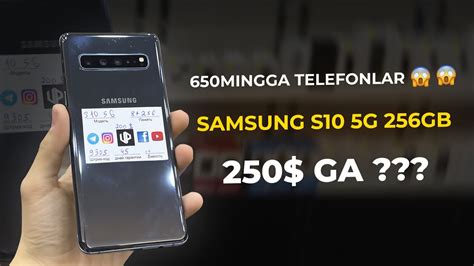 Telefonlar narxi. Eng arzon telefonlar. Sqmsung S10 5G 200$ ga 💪🏻😱 ...