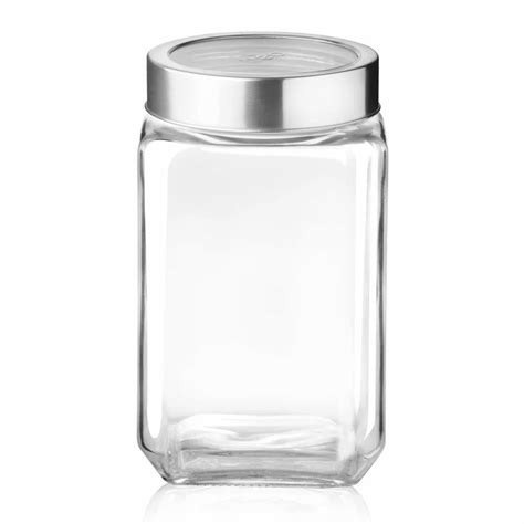 Treo By Milton Cube Storage Glass Jar 1800ml At Rs 330piece Glass