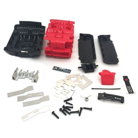 Li Ion Battery Case Housing Cover Led Light Label Replacement Pcb Circuit Board Kit For Bosch
