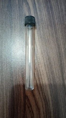 Round Bottom Culture Tube With Screw Cap For Laboratory Size