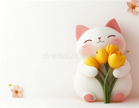 A Cute Chubby Red Cat With An Open Mouth Orange Eyes And A Striped