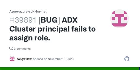 Bug Adx Cluster Principal Fails To Assign Role · Issue 39891