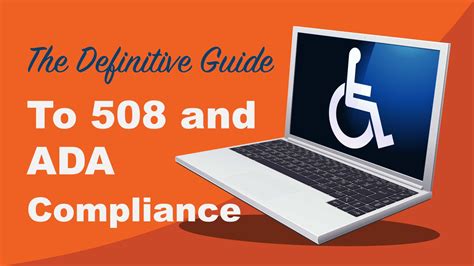 The Definitive Guide To 508 And Ada Website Compliance Jameel Evans