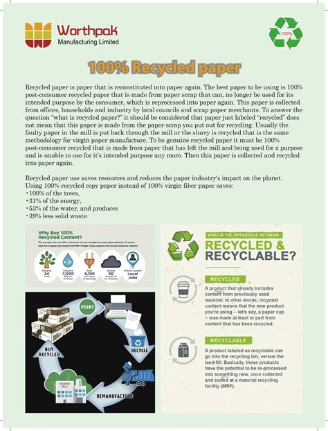 Sustainability Commitment Worthpak