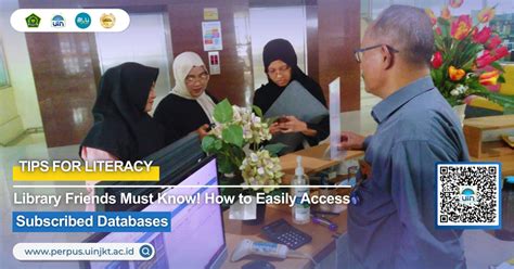 Library Friends Must Know How To Easily Access Subscribed Databases Library Center Of Syarif