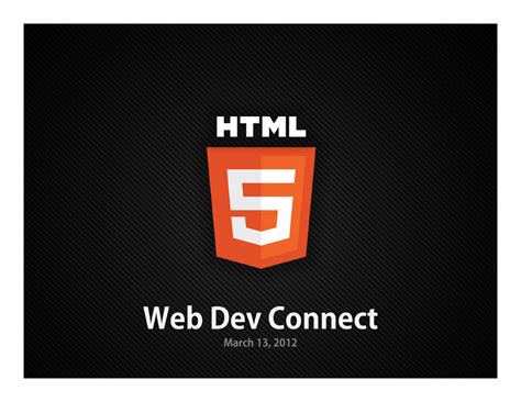 Html5 Part 1 Speaker Deck
