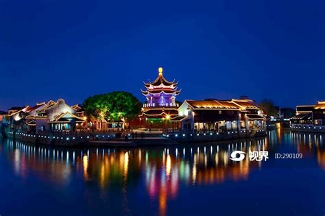 苏州 山塘街夜景 图片 轩视界