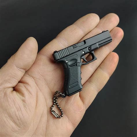 Glock G Metall Schl Ssel Bund Modell Spielzeug Pistole Miniatur