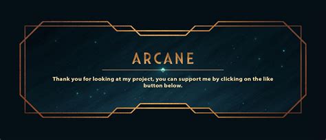 Arcane Project Behance