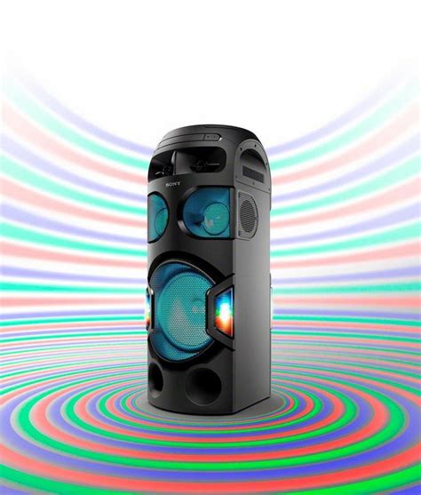 Sony MHC-V71D High Power One Box Music System mit 360º Beleuchtung ...