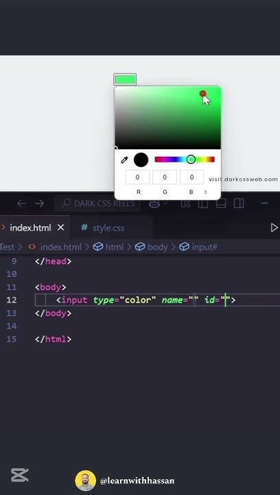 color picker in html and css [ html css ] color picker color picker