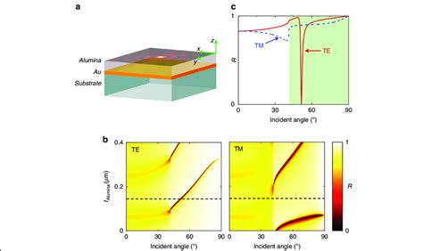 Designed Metal Dielectric Waveguide A Schematic Showing A Thin Gold Download Scientific