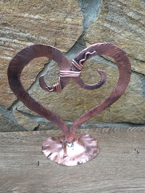 Copper Anniversary T Copper Heart 7 Year Anniversary Etsy