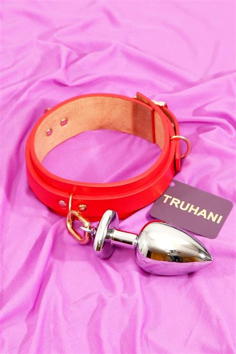 Bdsm Submissive Collar For Sex Restraints Sexy Leather Choker Slave