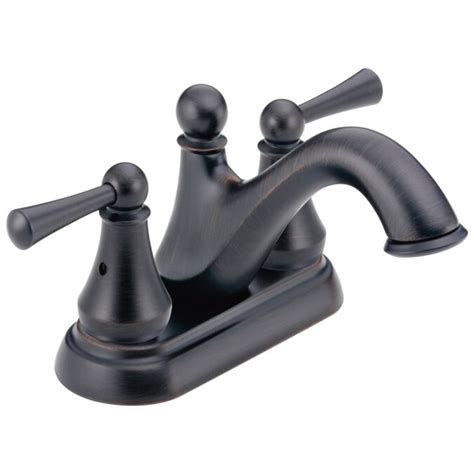Delta Haywood Venetian Bronze 2 Handle 4 In Centerset Watersense