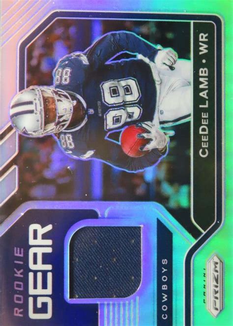 CeeDee Lamb Prizm Rookie Gear Price Guide Sports Card Investor