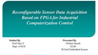 Fpga Data Acquisition System In Industrial Scene Ppt