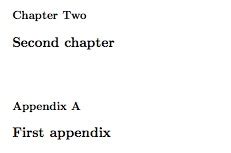 Appendix Numbering TeX LaTeX Stack Exchange