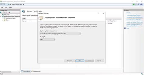 How To Create CSR In Windows Server IIS IPSERVERONE