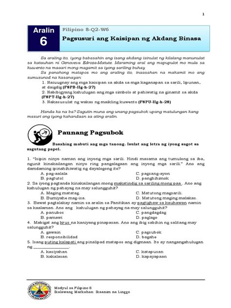 filipino 8 q2 week 6 pdf