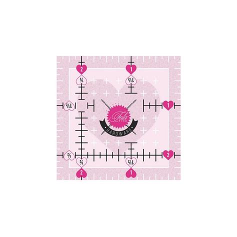 Tula Pink 25in X 25in Non Slip Unicorn Ruler Kimz Sewing