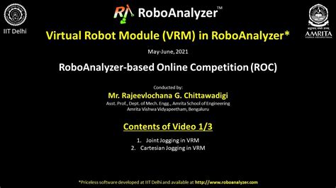 Video 3 Matlab Program For End Effector Motion And Import In Virtual