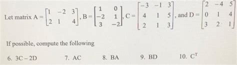 Solved Find All Solutions To The Given Linear System Let Chegg Com