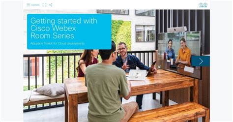 Getting Started With Cisco Webex Room Series Webex Room Series Cloud