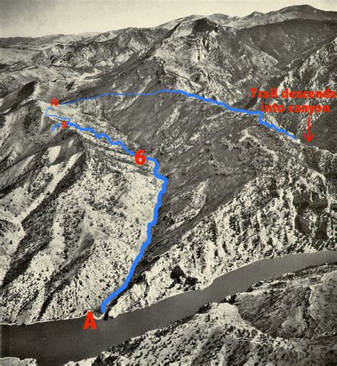 Mann Gulch Fire Map 5 August 5th 1949
