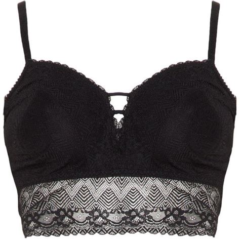 Ashley Graham Black Plus Size Lace Bralette