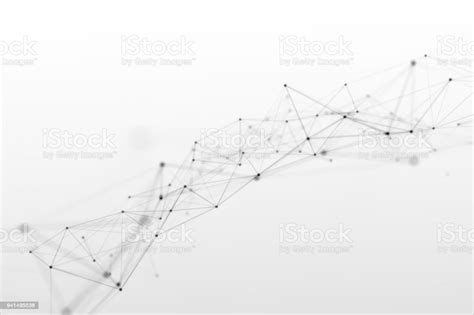 Abstract Particle Background Mess Networkfuturistic Plexus Array Big