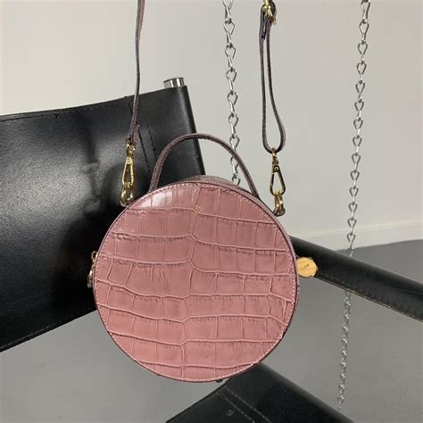 Lrm ‘the Rosie Circle Croc Bag Rrp £72 Dusty Pink Depop