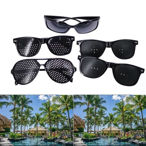 Anti Myopia Astigmatism Glasses With Holes Vision Correction Fatigue