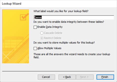 Microsoft Access Free Course Adding Dropdown Lists To An Access Field