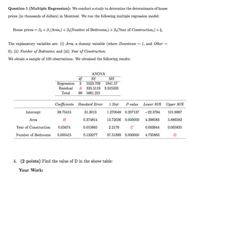 Solved Question Multiple Regression We Conduct A Study Chegg