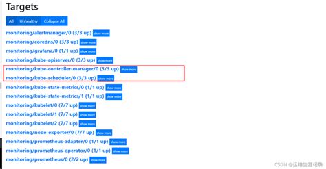 Kube Prometheus监控 Controller Manager And Scheduler 组51cto博客kubernetes