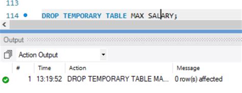 MySQL Drop Table