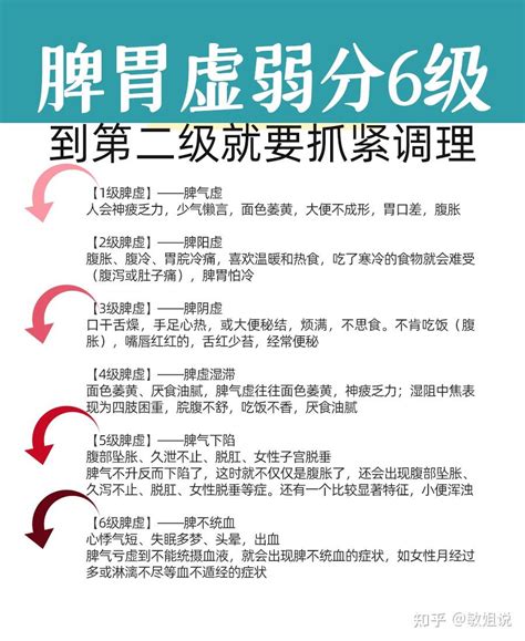 脾胃虚弱分6级，到第二级就要抓紧调理 知乎