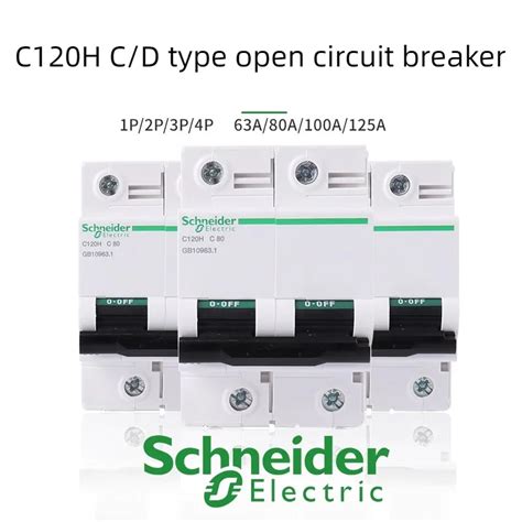 Schneider-Electric-C120H-High-Current-Circuit-Breaker-63A-80A-100A-125A ...
