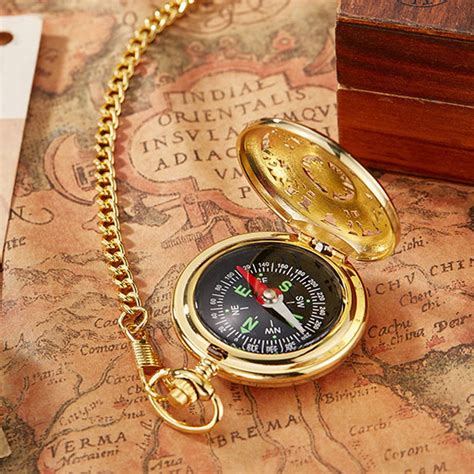 Fasijew Compass Pocket Watch Compass Compass Pocket Watch Vintage Waist