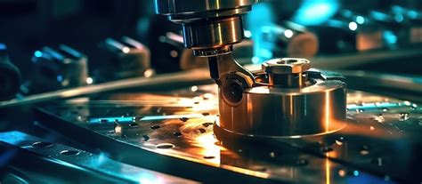 Premium Ai Image Turning Operation On Cnc Machine