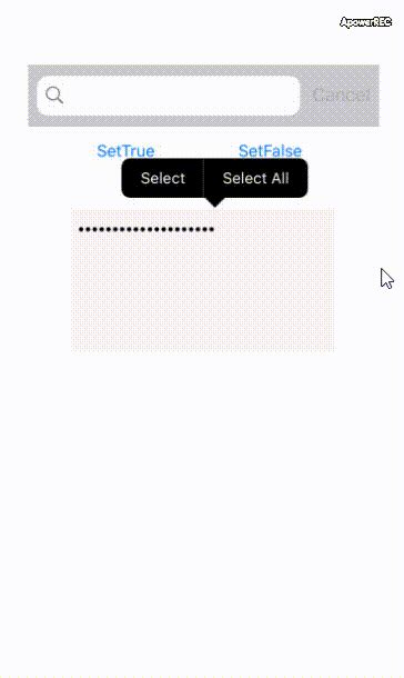 C How Can I Implement Hideshow Password Style Experience For Ios