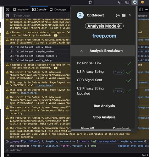 Fix Analysis Mode Ui · Issue 344 · Privacy Tech Labgpc Optmeowt · Github
