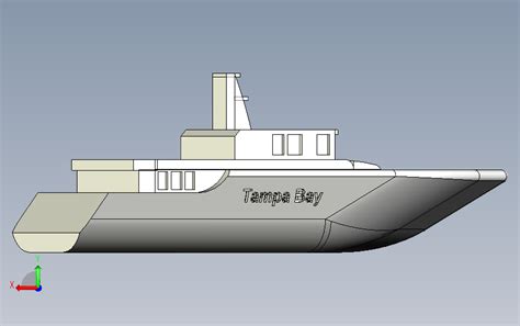 船舶造型设计 5step模型图纸下载 懒石网