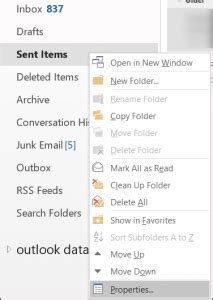 Top Methods To Fix Outlook Sent Items Missing