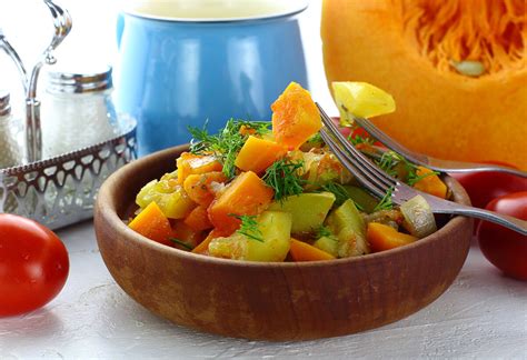 Овощное рагу с тыквой и кабачками обязательно станет фирменным Накормишка Дзен