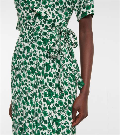Ganni Wrap Dress Green Dresses Images 2022